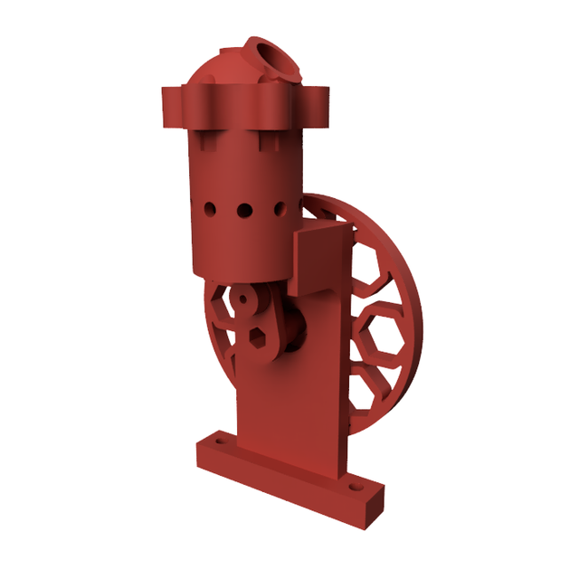 Compressed Air Engine (3D Model) – Integza